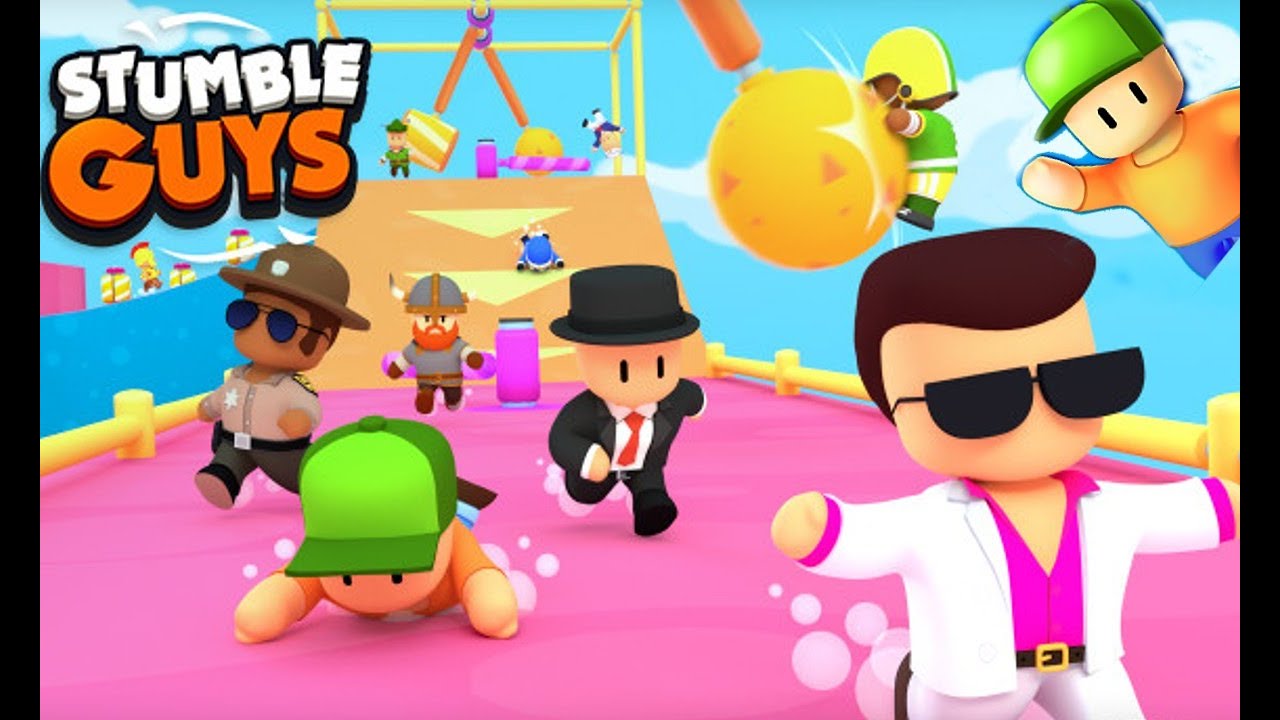 Las mejores partidas con bots en Stumble guys - YouTube