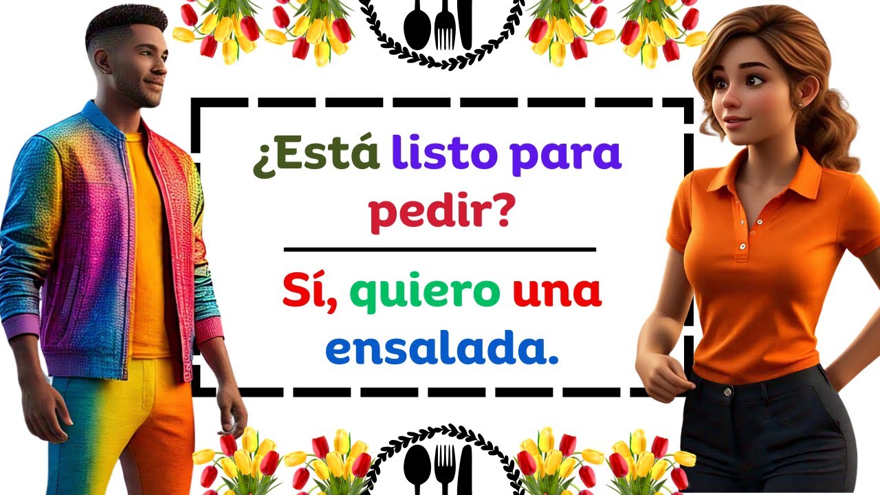 Frases en español para pedir comida en un restaurante | Aprende español ...