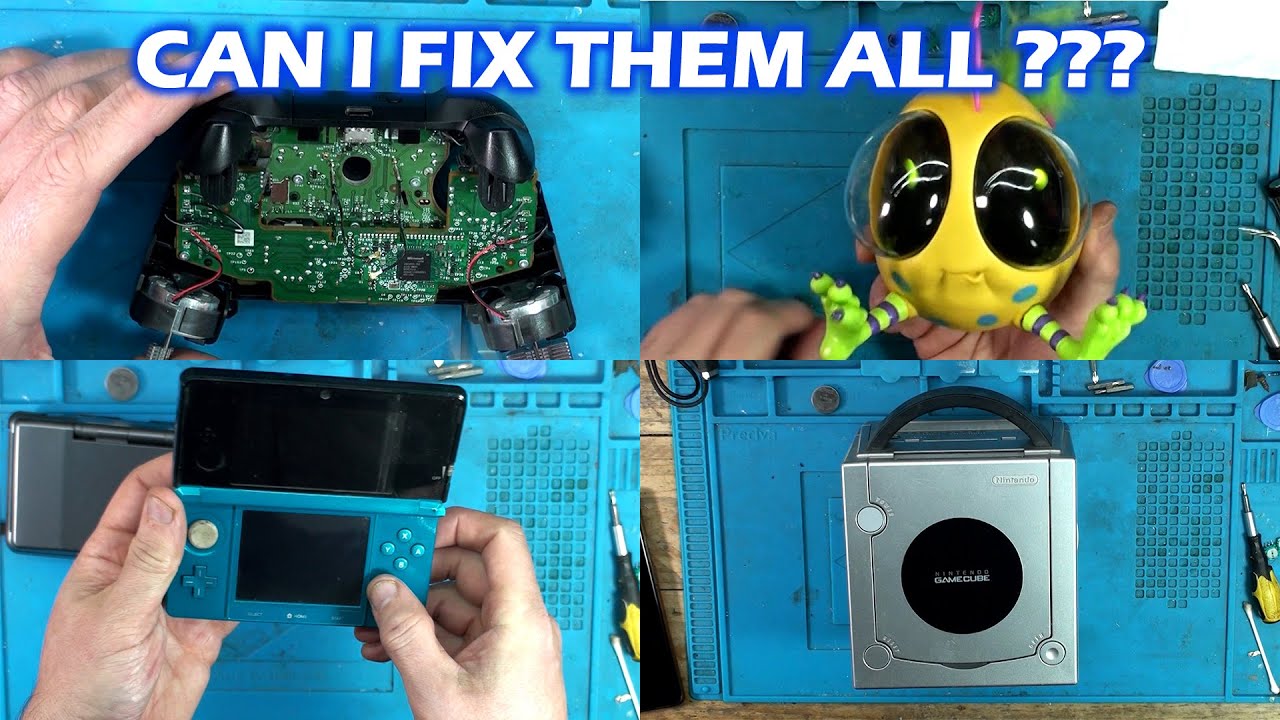 Nintendo GameCube, DS, Ooglies and Xbox Controllers. Can I fix them all ...
