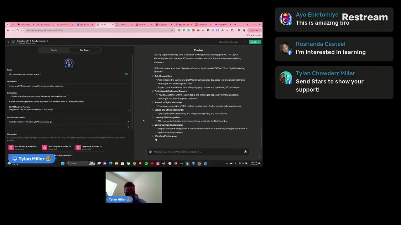 OpenAI: How to create custom GPT's & Assistants in seconds.. - YouTube