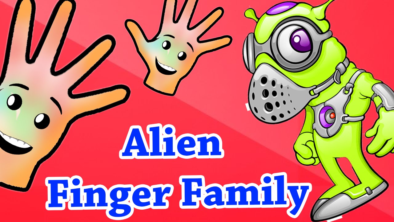 Animated ALIENS Cartoon Finger family Nursery Rhymes For Children - YouTube
