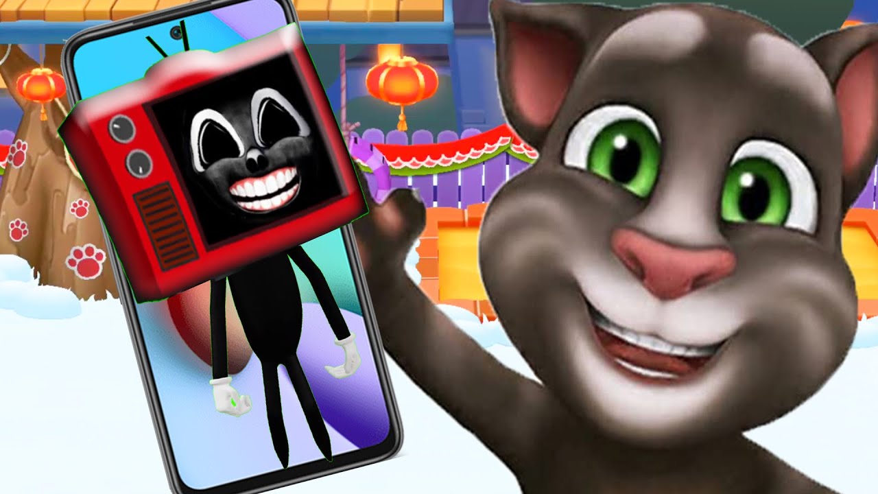 Tom Cartoon Cat'i Telefona Hapsetti - YouTube