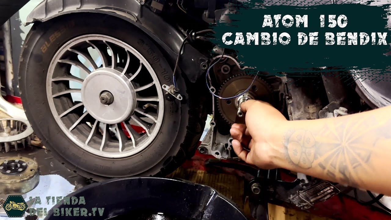Vento atom 150 cambio de bendix / como cambiar el bendix de mi moto ...