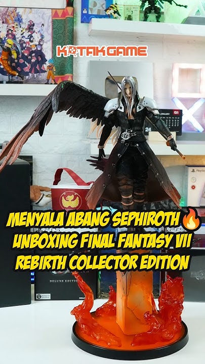Menyala Abang Sephiroth🔥Unboxing Final Fantasy VII Rebirth Collector Edition - YouTube