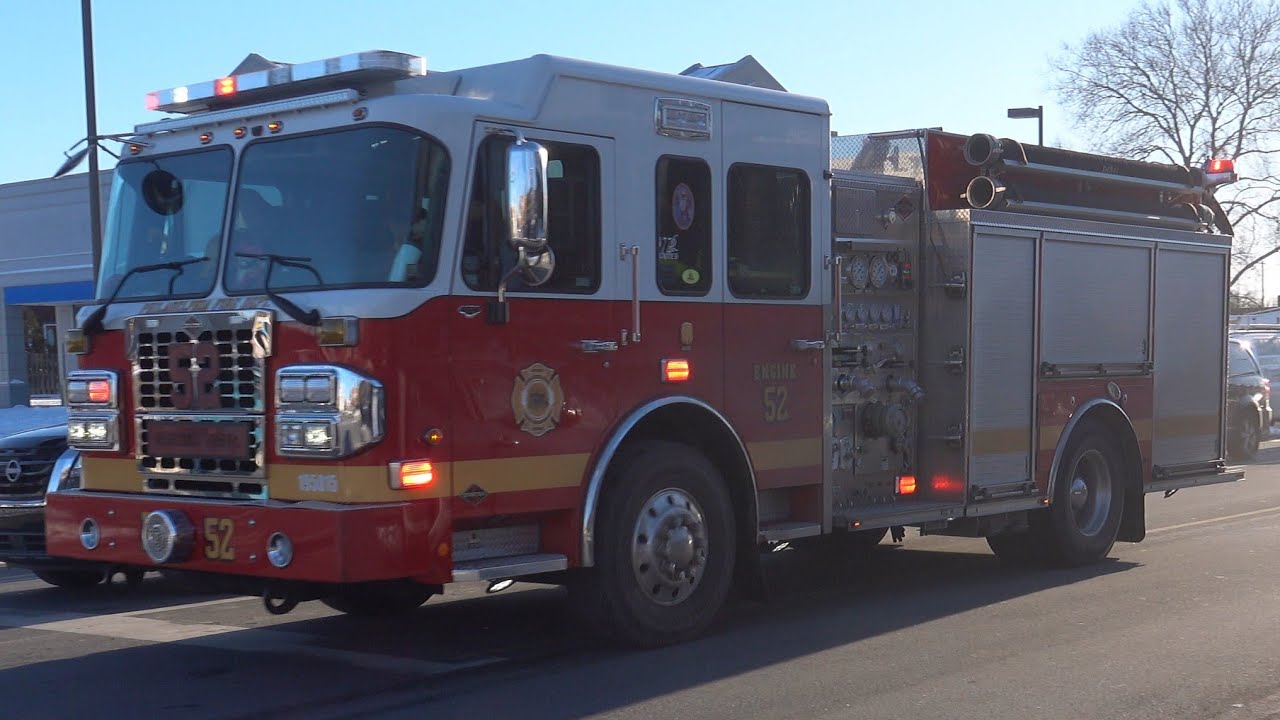 PEAKED Q Philadelphia Fire Department Engine 52 Responding - YouTube