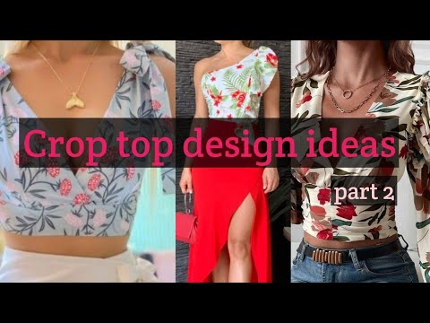 crop top design ideas 🌹| crop tops| new crop top designs 🖤 - YouTube