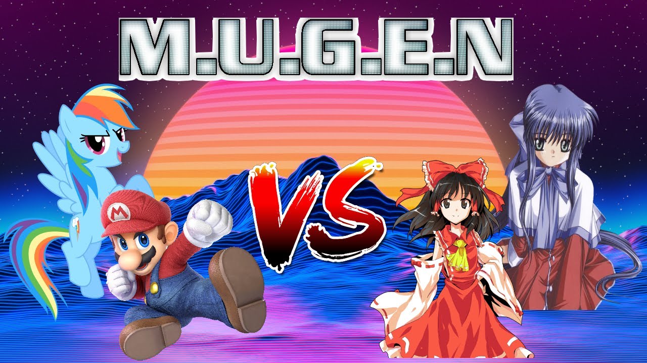 MBTG MUGEN: Rainbow Dash & Super Mario vs. Mai Kawasumi & Reimu Hakurei ...