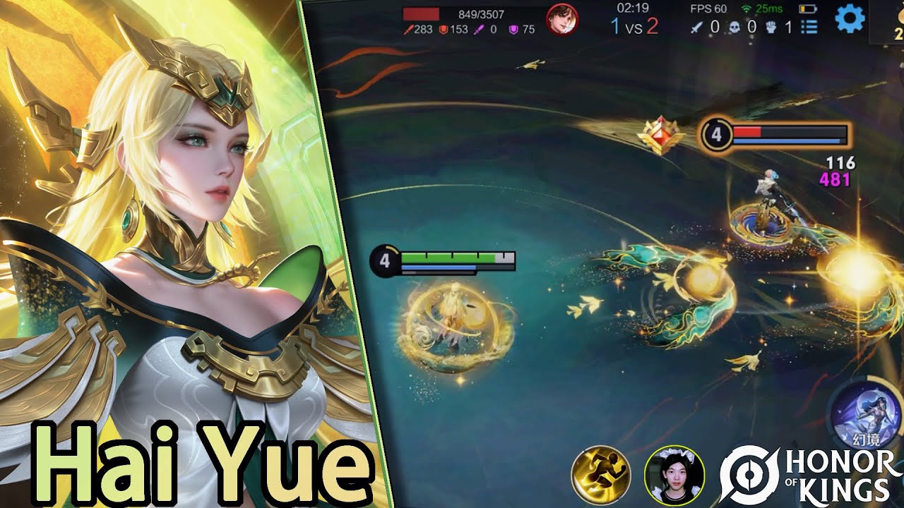 Honor of Kings（Hai Yue）Haiyue is a powerful heroine.｜Haiyue é uma ...