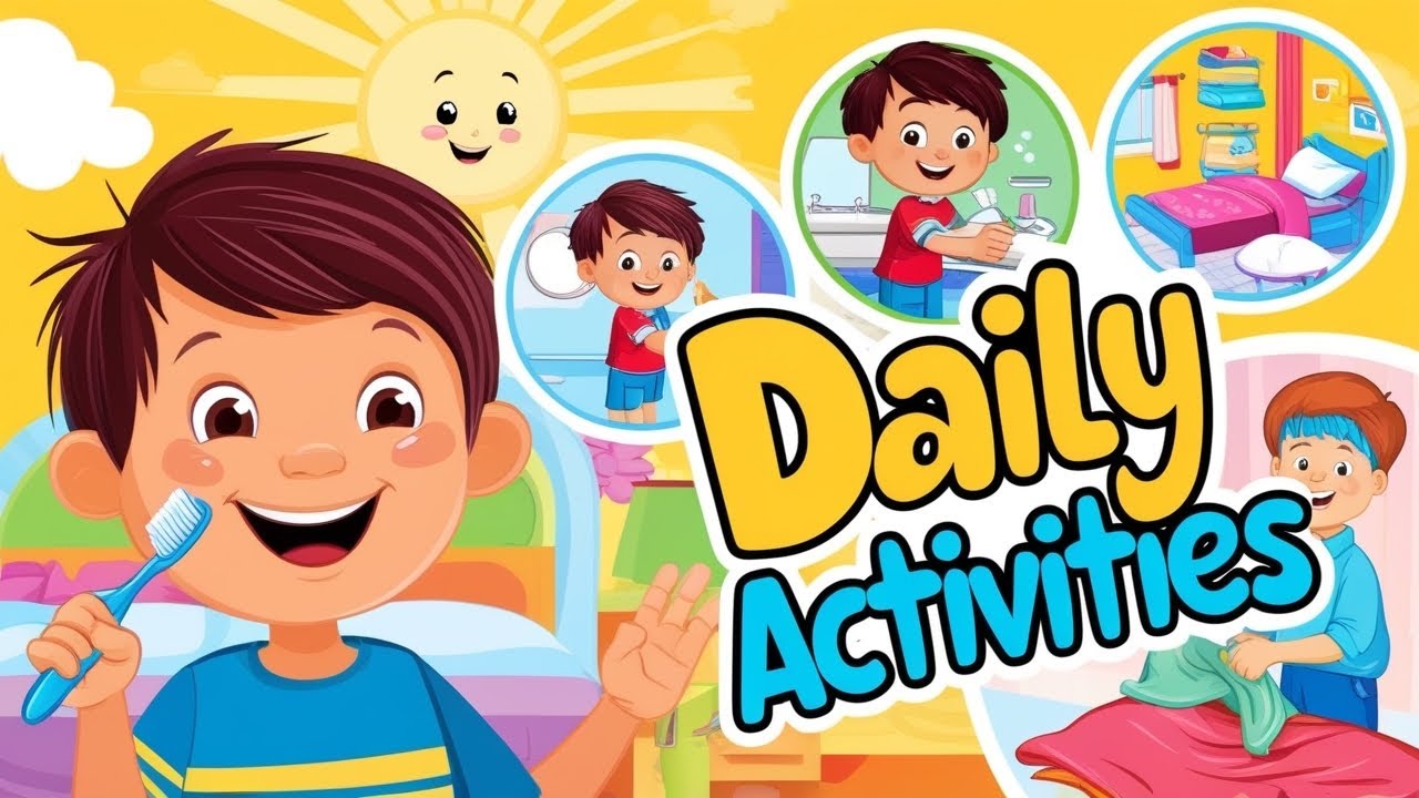 Daily Activities for Kids – Learn Daily Routine - YouTube