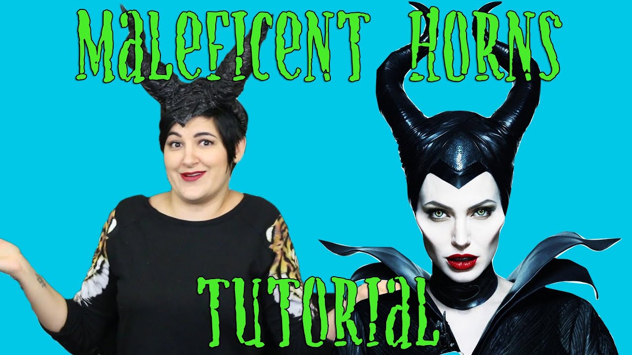 Maleficent Horn Headpiece Tutorial for Halloween - Chrissy's Craft Bar - YouTube
