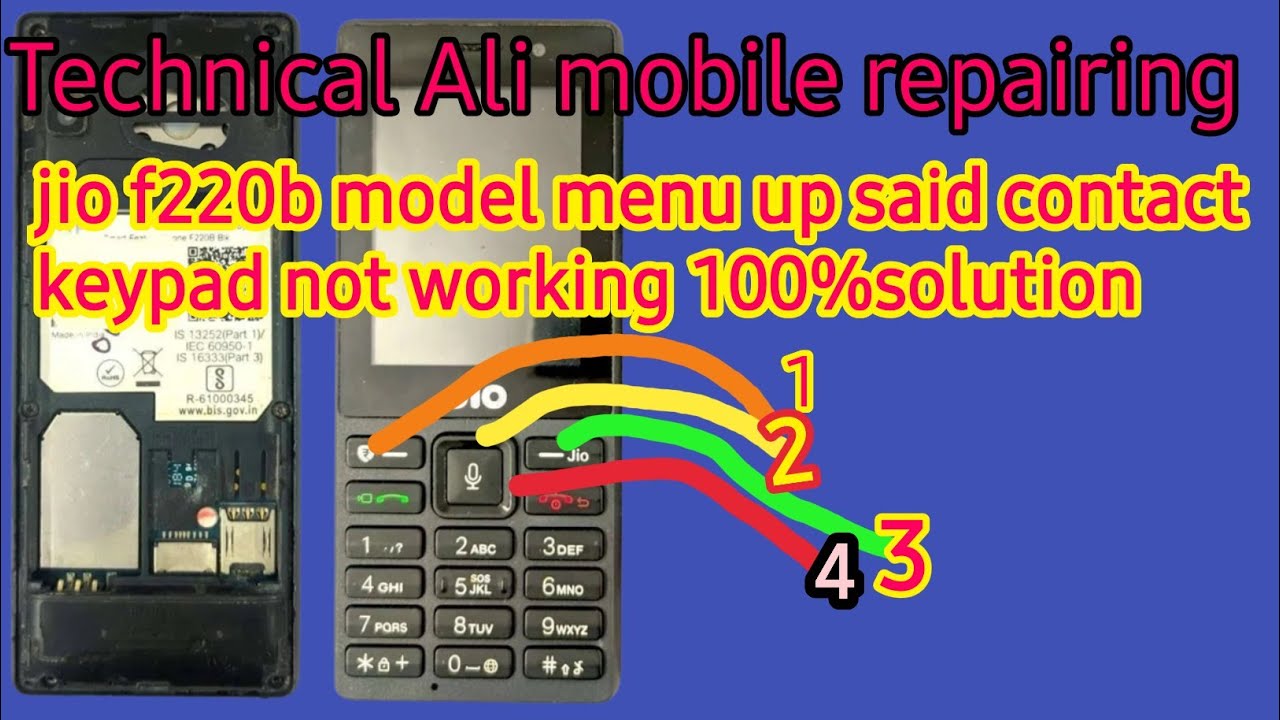 Jio F220b Up Key Not Working Jiof220b Contact Key Not Working Solution Jio F220b Up Key Not Working Jiof220b Contact Key Not Working Solution