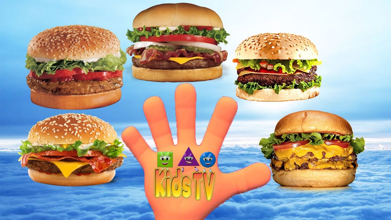 without music The Finger Family Burger Family Nursery Rhyme | Nursery ...
