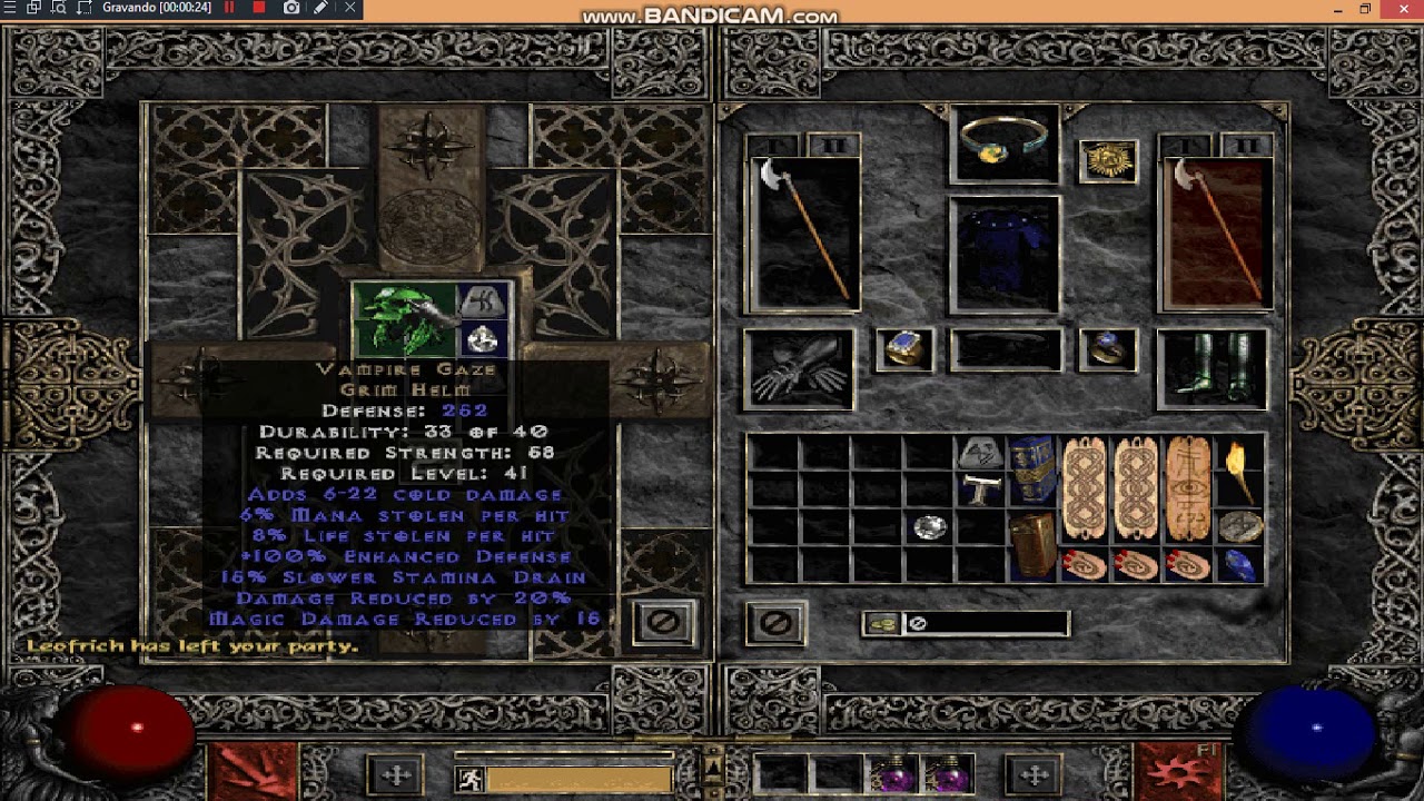 upping vamp gaze - recipe up armor - fail outcome hehe - YouTube