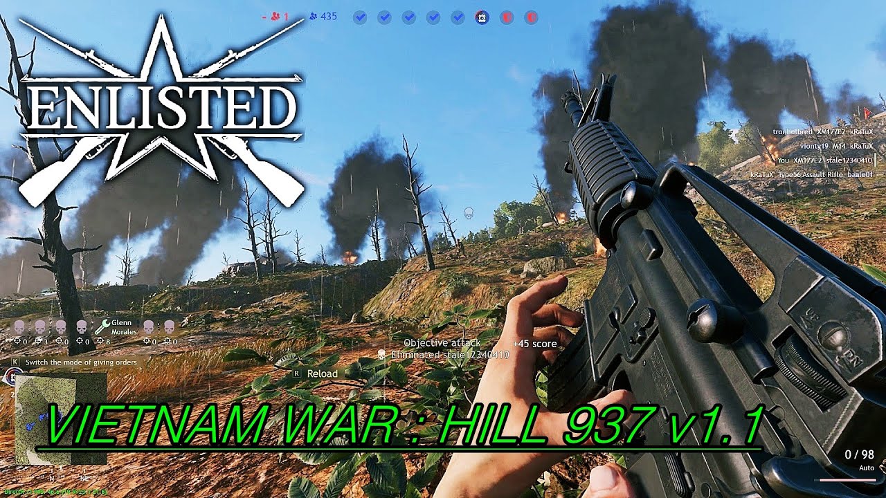 ENLISTED : VIETNAM WAR : HILL 937 v1.1 MOD - YouTube