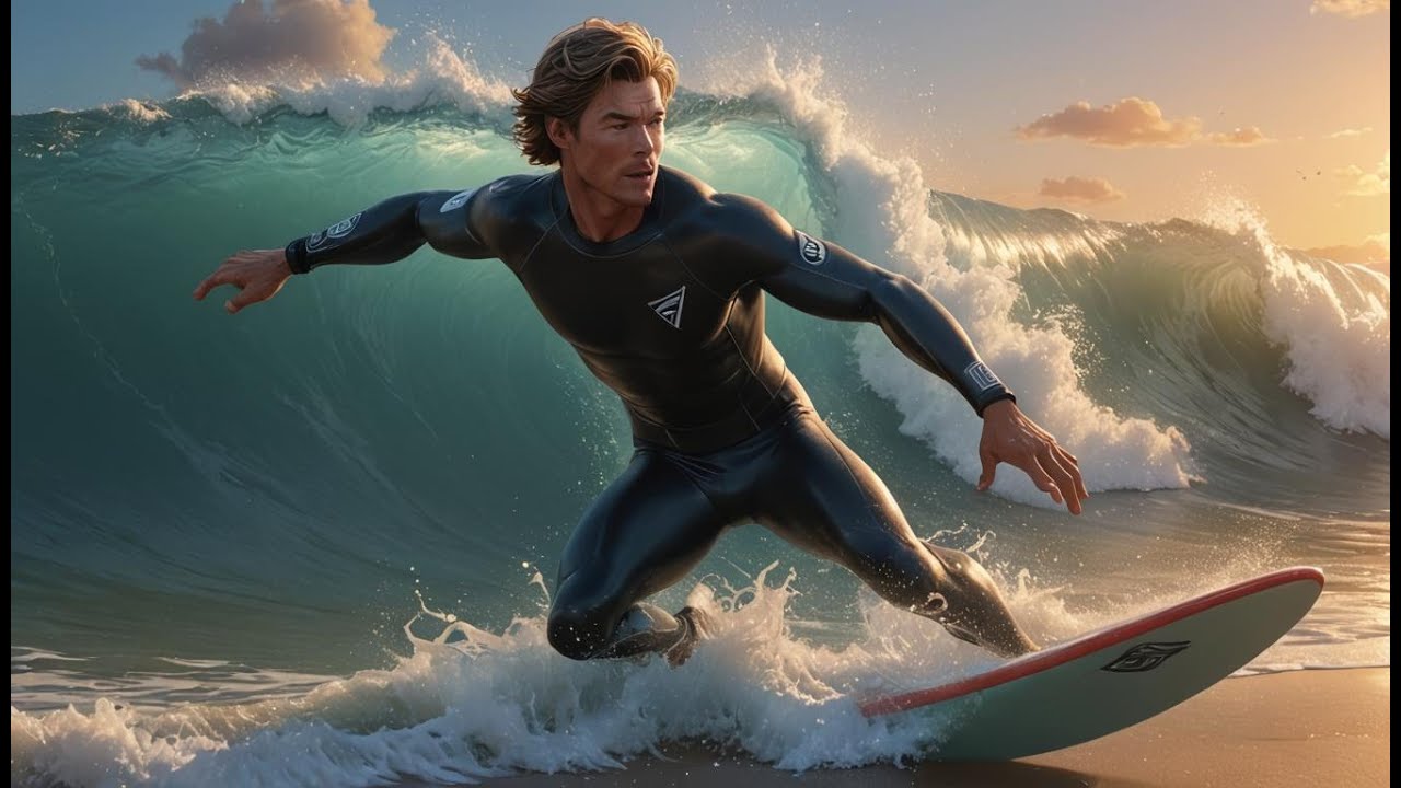 Surfer Joe and The Surfaris #surfing #ai - YouTube