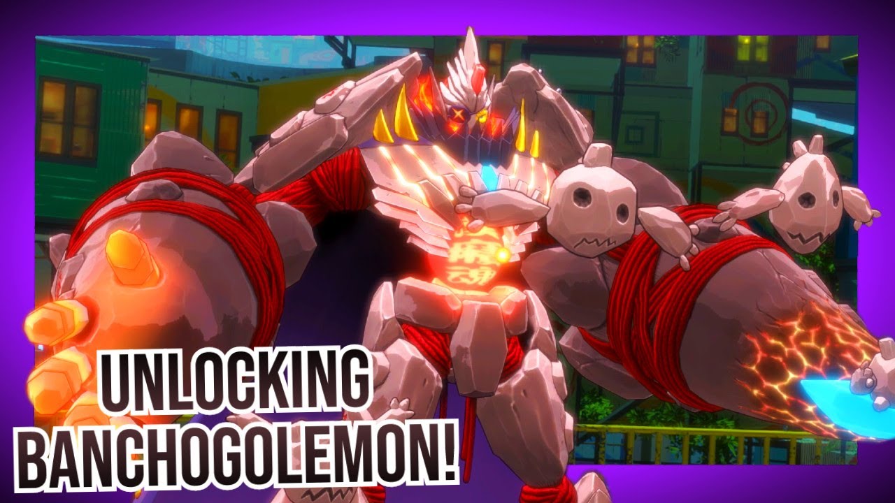Unlocking BanchoGolemon! - Digimon Story Time Stranger - YouTube
