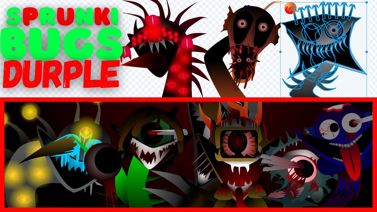 How to make a BUG? Tutorial Sprunki Phase 3 But Durple (17 Phases ...