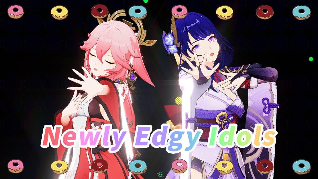 【Genshin Impact MMD】Newly Edgy Idols「Yae Miko x Raiden Shogun ...