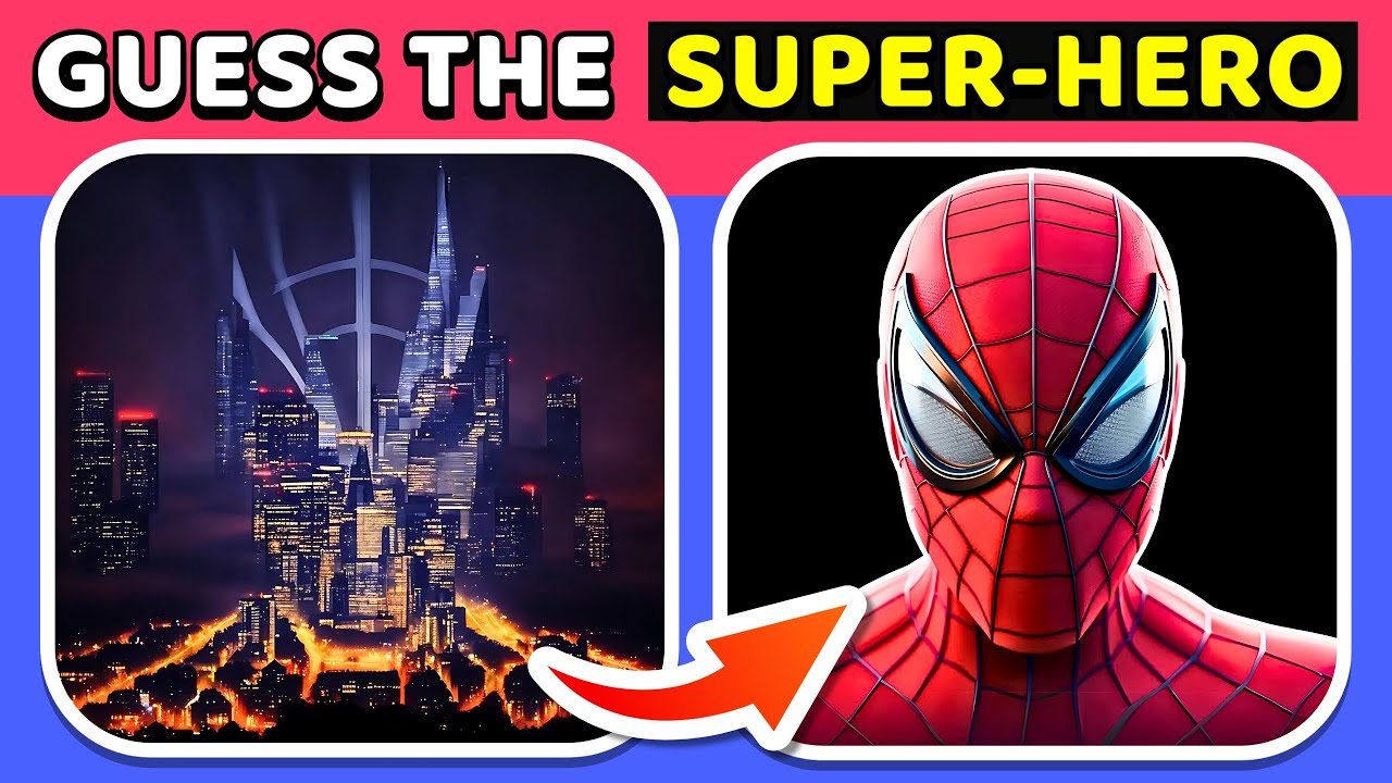 Guess the Hidden SUPERHERO 🦸💫 by Illusion - MARVEL Edition! - YouTube