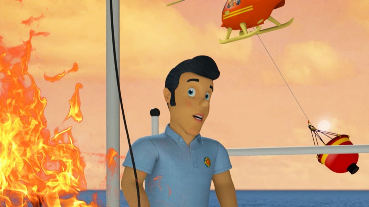 Fireman Sam New Episodes | Helicopter Saves - Fireman Sam is on his way ...