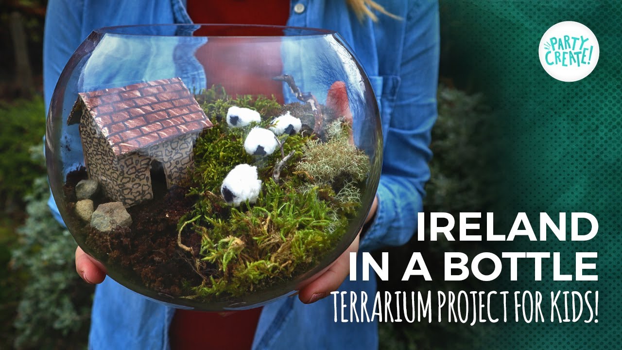Ireland In A Bottle | A DIY Terrarium for Kids | Party Create! - YouTube