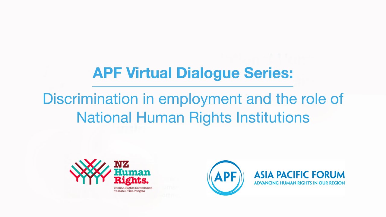 APF Virtual Dialogue: Discrimination in employment & the role of ...