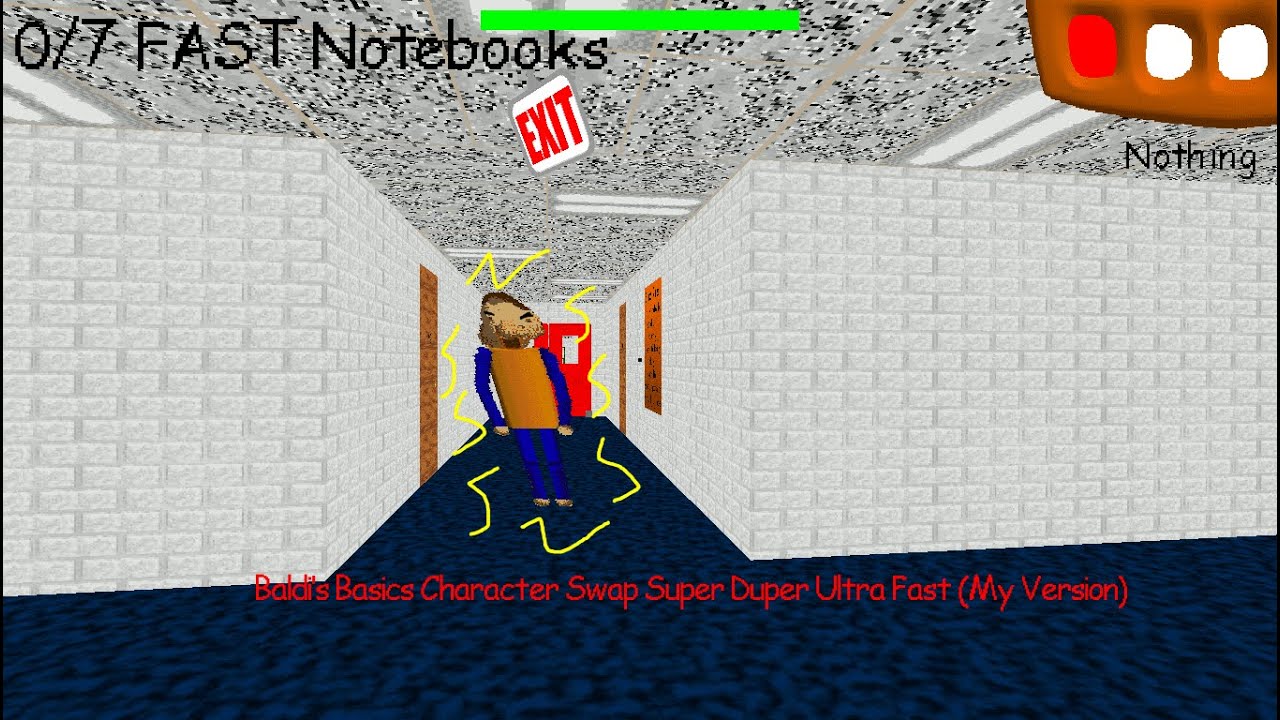 Baldi's Basics Character Swap Super Duper Ultra Fast (My Version) - YouTube