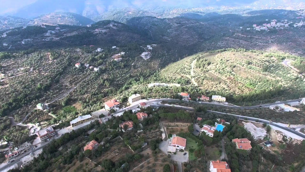 Zaarourieh, chouf, Mont Liban, Liban filmé par Drone, moyen orient ...