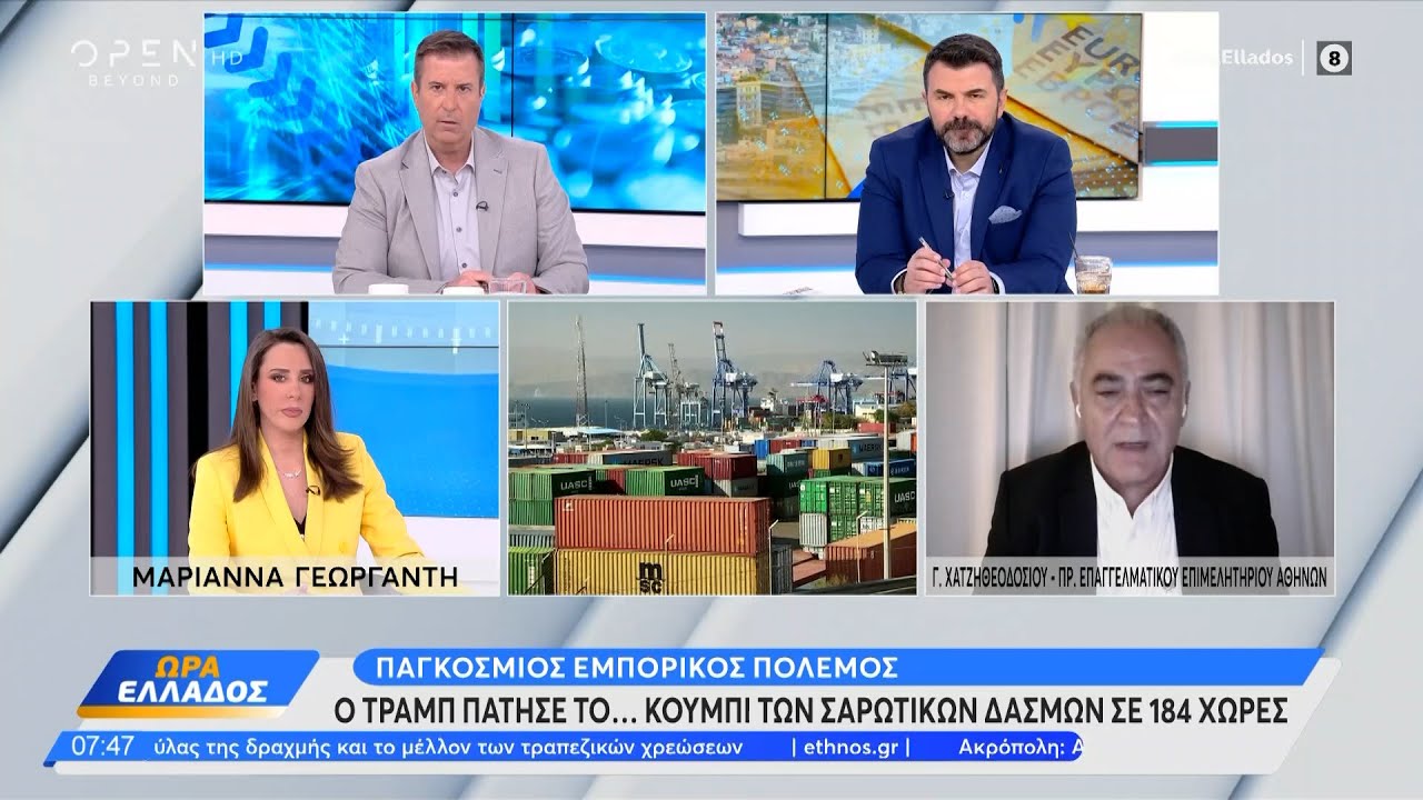Αλλάζει ο παγκόσμιος χάρτης με τους δασμούς Τραμπ | OPEN TV - YouTube