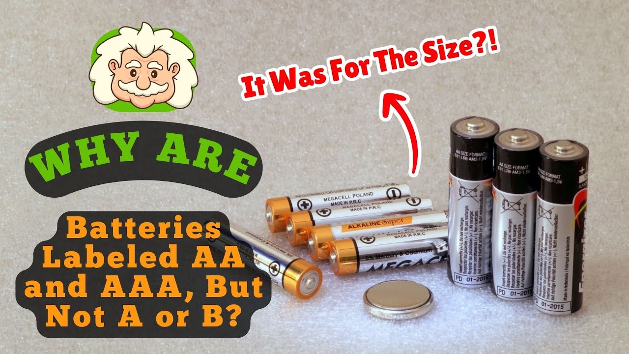 Why Are Batteries Labeled AA, AAA, and Not A or B? The Alphabet That ...
