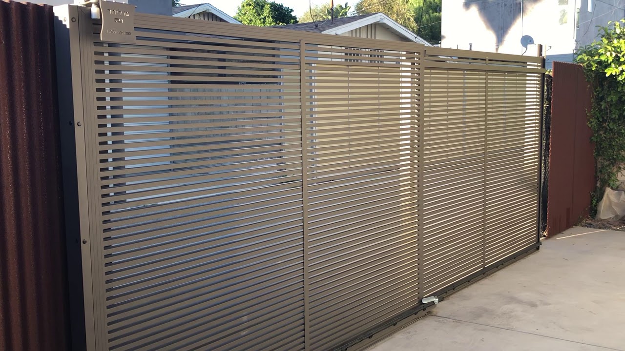 Sleek Tandem Gate installed in Compact Home - YouTube