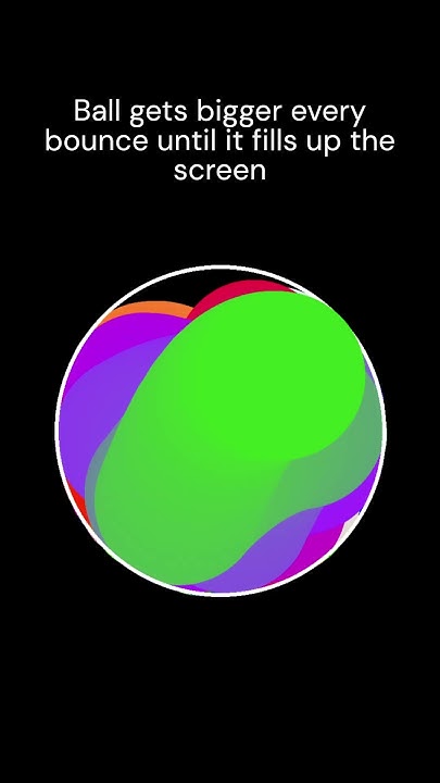 Pygame ball simulation #physics #python #simulation - YouTube