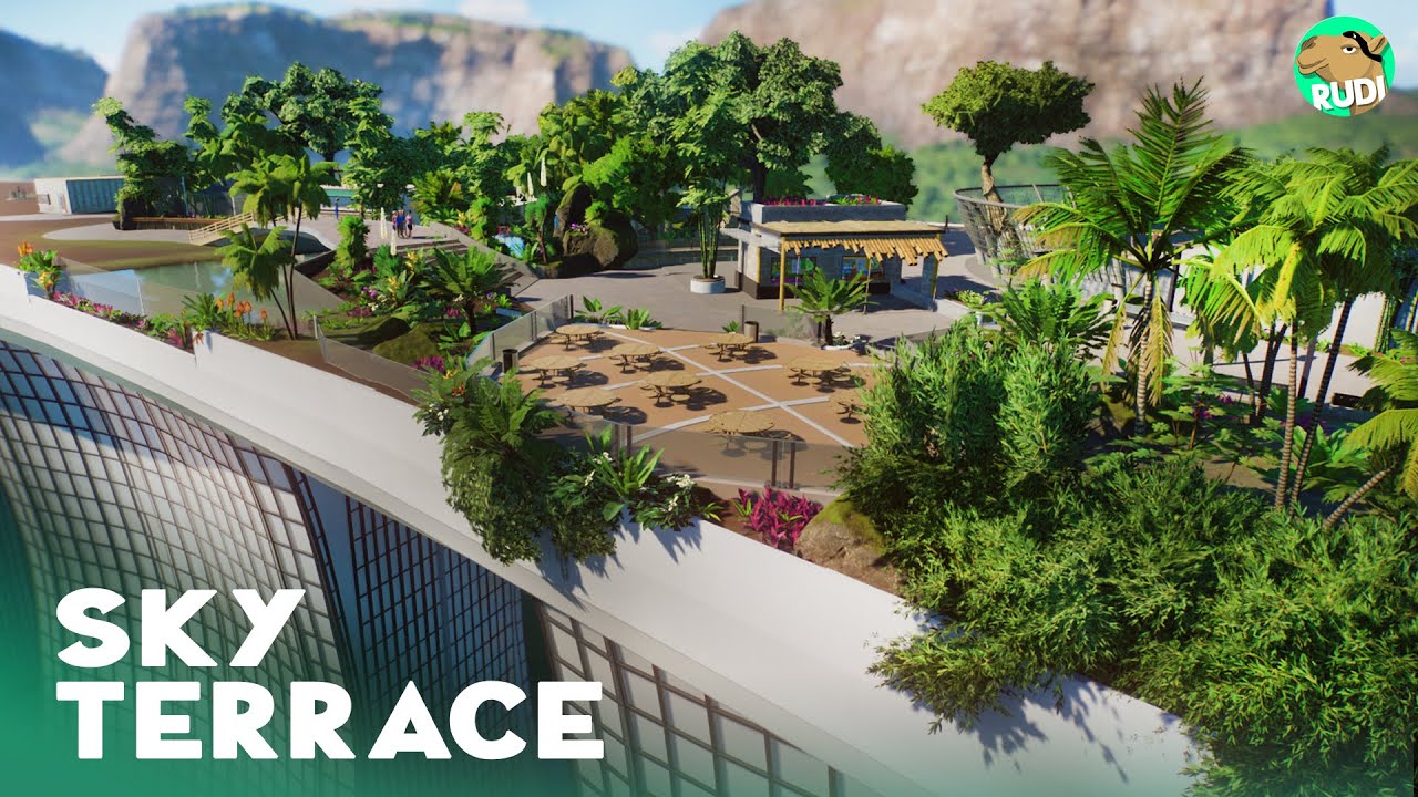 Infinity Sky Terrace - Sky Gardens Planet Zoo Speedbuild - YouTube