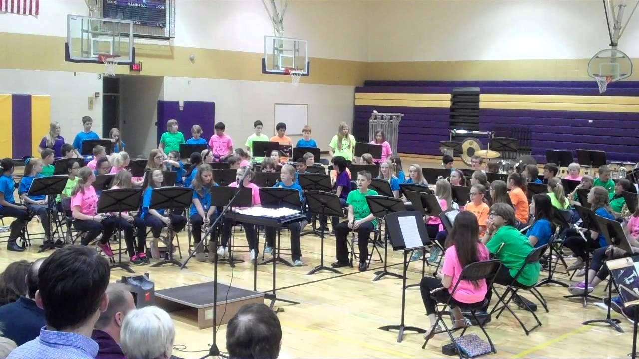 Chaska Middle School West 6th Grade Spring Band Concert Part 4 - YouTube