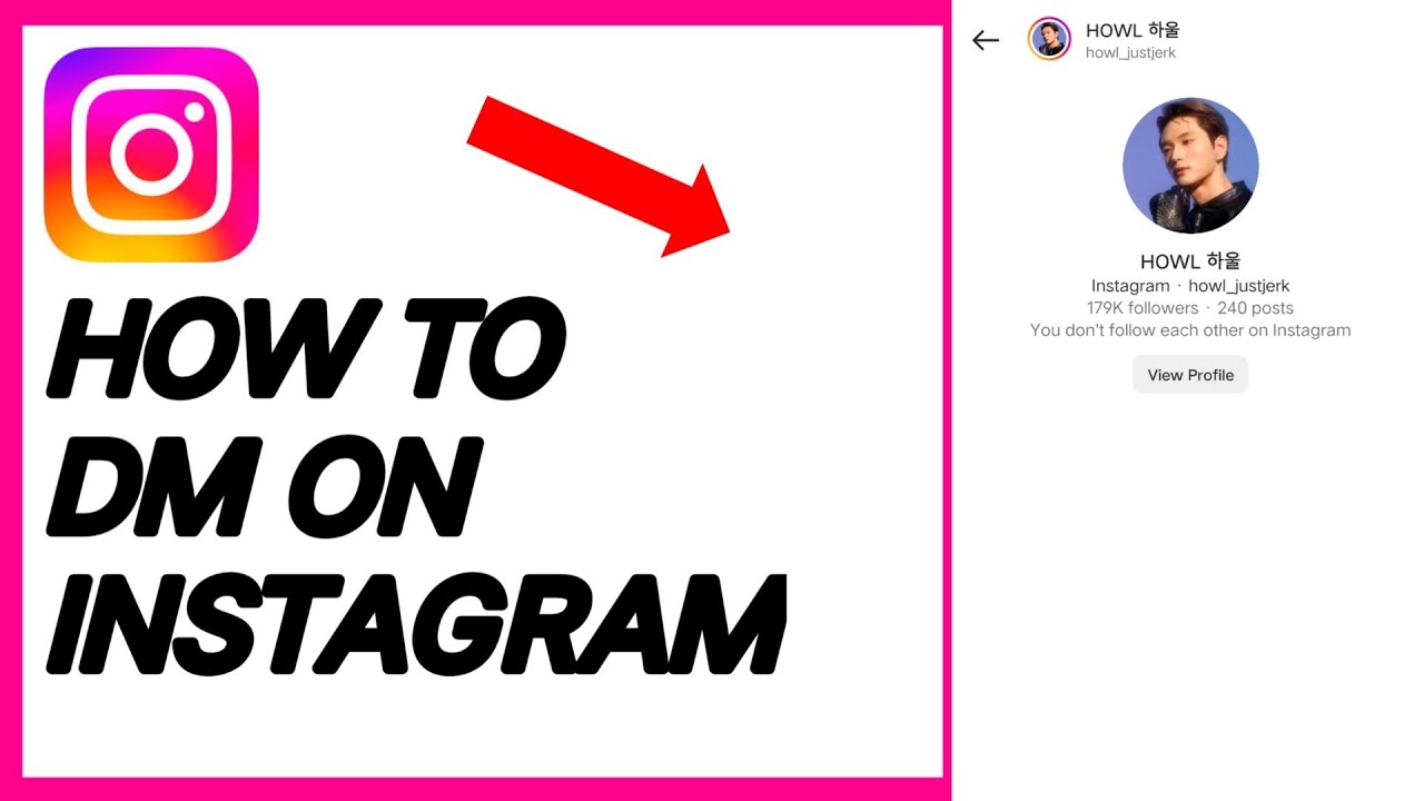 How To DM On Instagram - YouTube