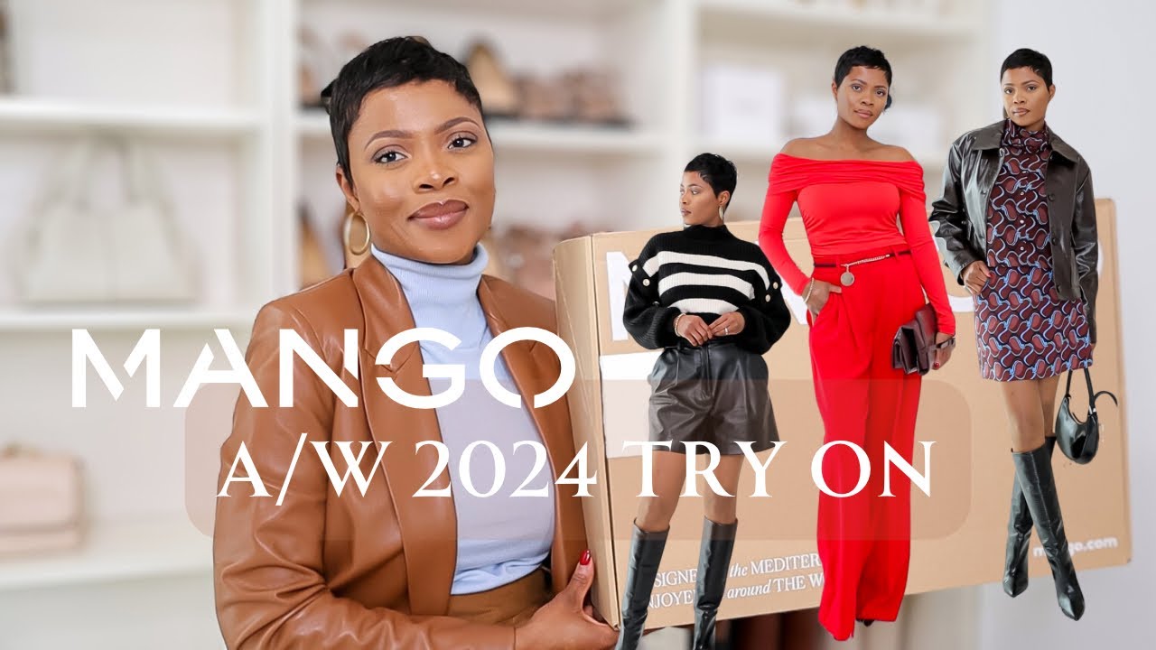 MANGO HAUL & TRY ON | NEW IN MANGO 2024 | ama loves beauty - YouTube