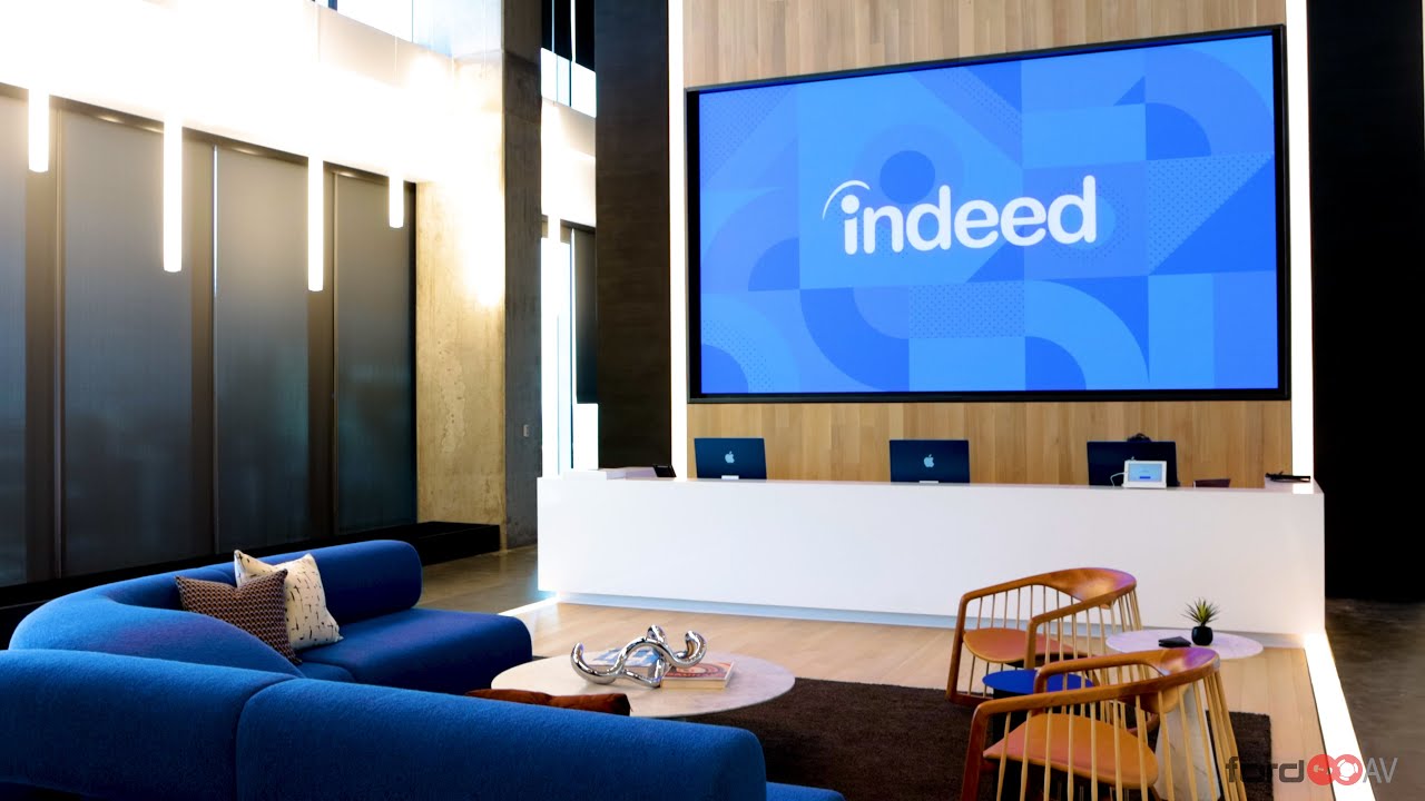 Indeed Tower - dvLED, Conference Rooms, Cameras, and more - YouTube