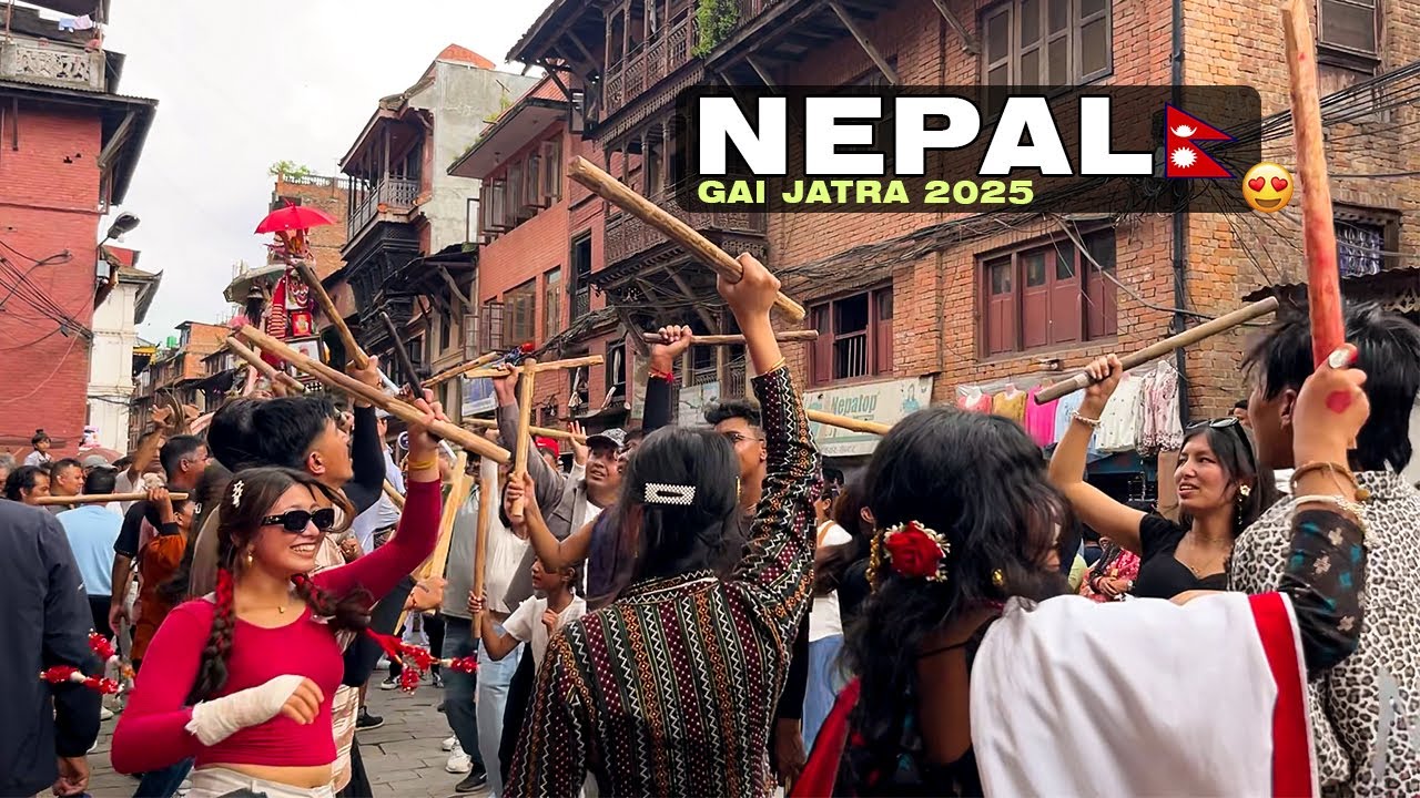 UNBELIEVABLE!!! Is This The Greatest Festival of NEPAL😲🇳🇵Gai Jatra 2025 ...