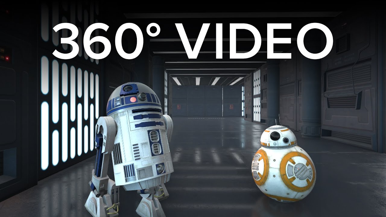 R2-D2 and BB-8 360 VIDEO - YouTube