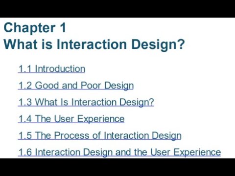 CHAPTER 1 | INTERACTION DESIGN |GOOD AND POOR DESIGN | PROCESS | DESIGN ...