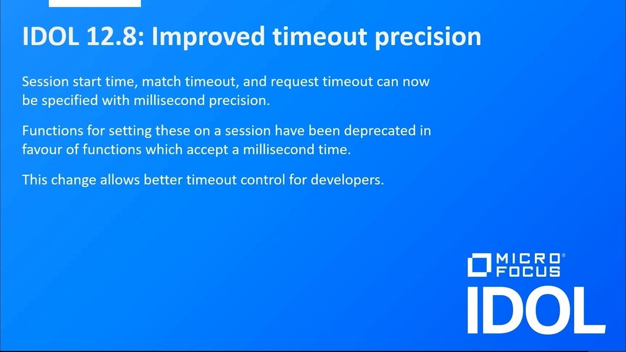 IDOL 12.8 - Eduction SDK Updates - YouTube