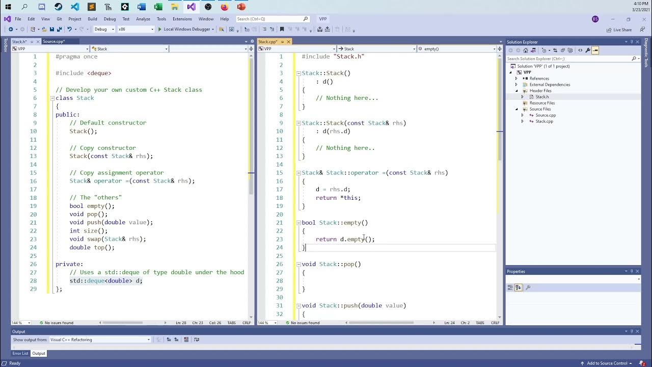 CIS2542 - Advanced C++ Programming - Activity 08 - YouTube