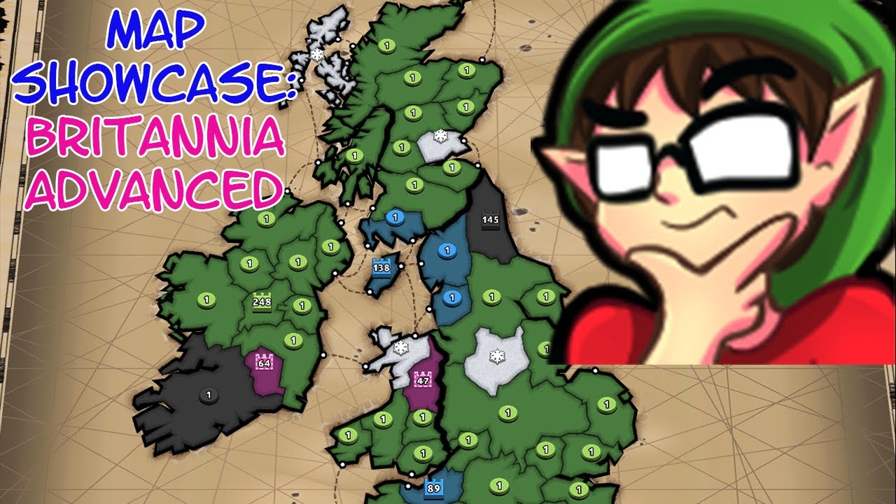RISK - Map Showcase - BRITANNIA ADVANCED - YouTube
