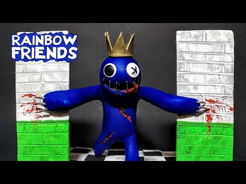 BLUE - (ROBLOX) Diorama de Rainbow Friends de plastilina - YouTube