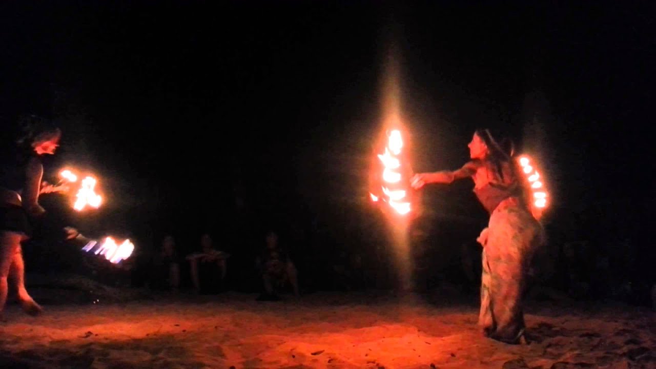 2 3 13 Double Fire Fan Duet - YouTube
