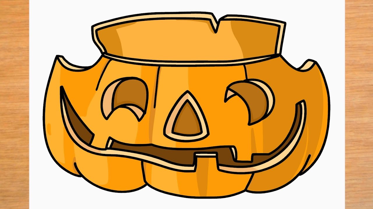 Como dibujar la CALABAZA de PVZ 1 Plants vs Zombies - YouTube