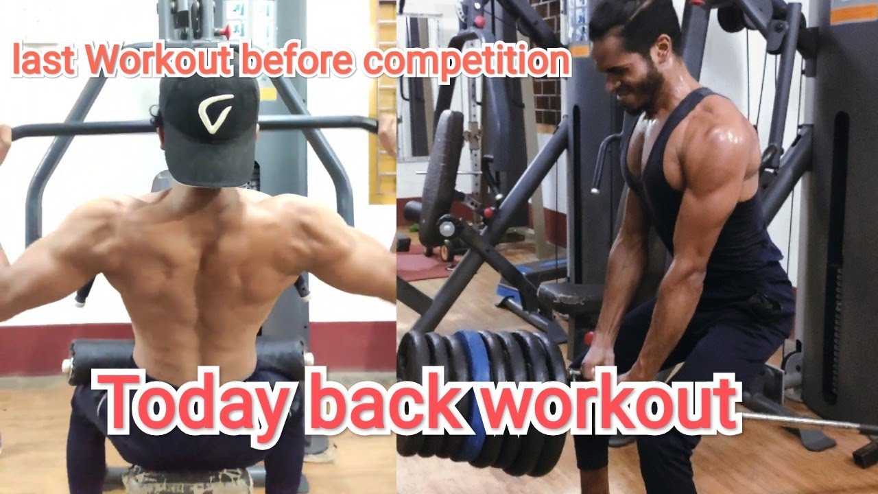 Back workout at gym | Last Workout before competition | TANSAM FIT ...