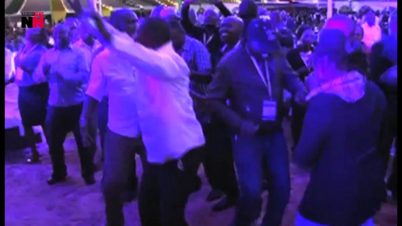 Governor Mandago displays his musical side at conference gala - YouTube