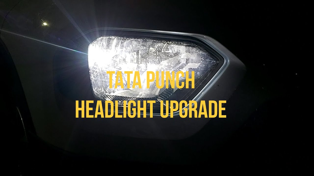 Punch headlight modified | Punch pure headlight comparison | Tata punch ...