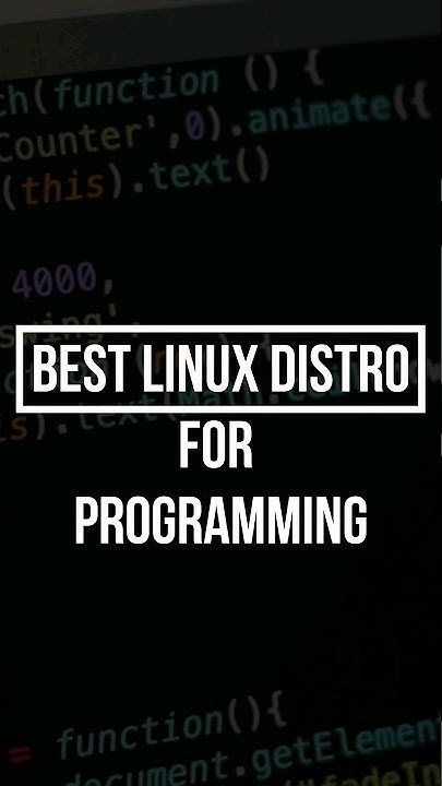 Best Linux Distros for Devlopers #linux #programming - YouTube
